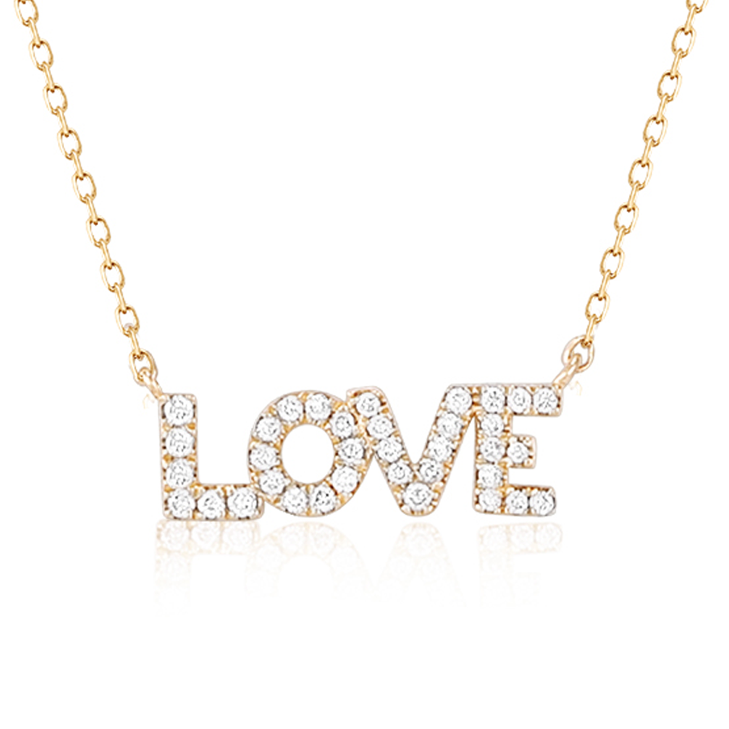 Love | Diamond Necklace – Elisa Ilana