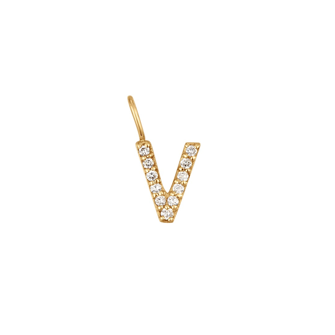 V | Diamond Initial Charm – Elisa Ilana