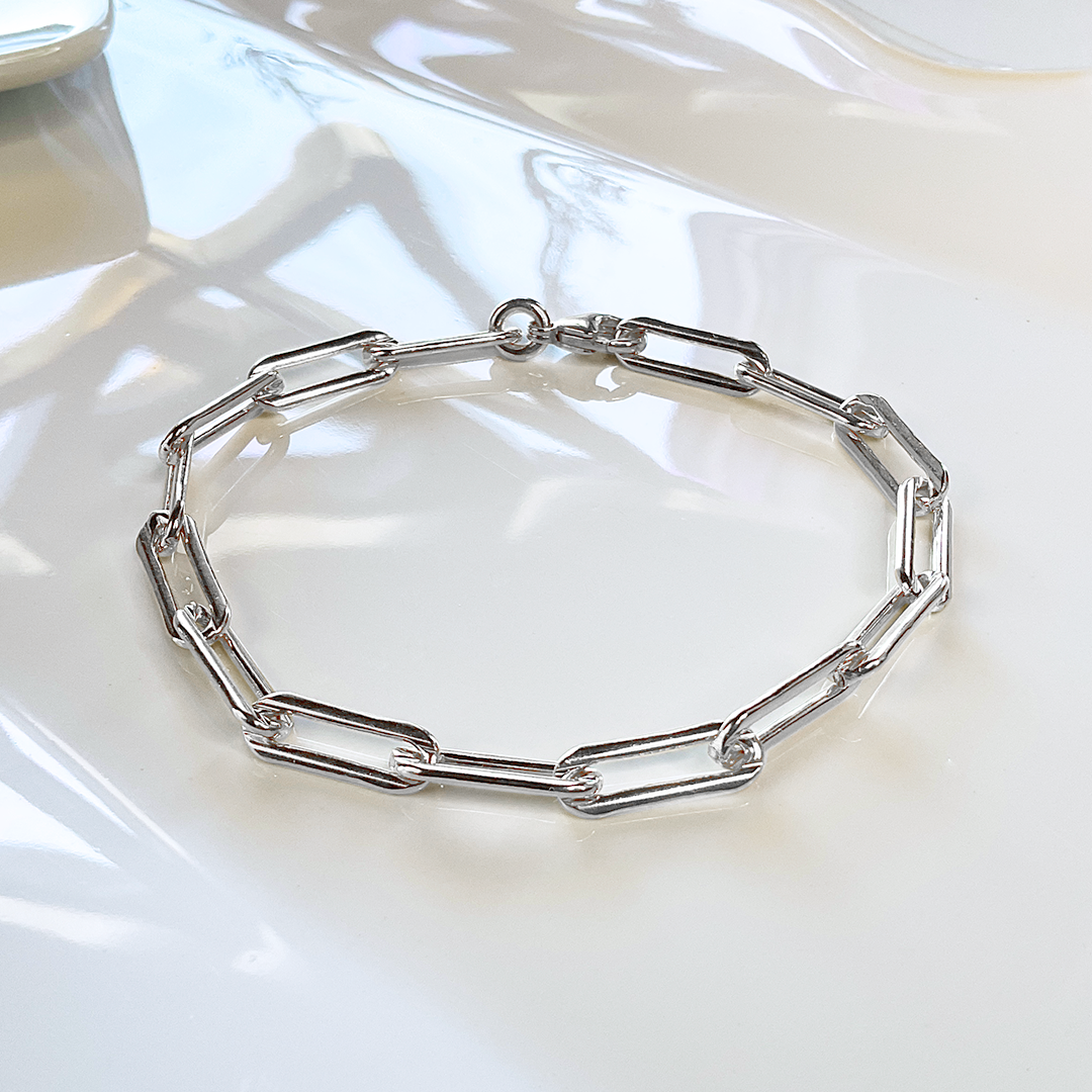 15mm Paperclip Chain Bracelet – Elisa Ilana