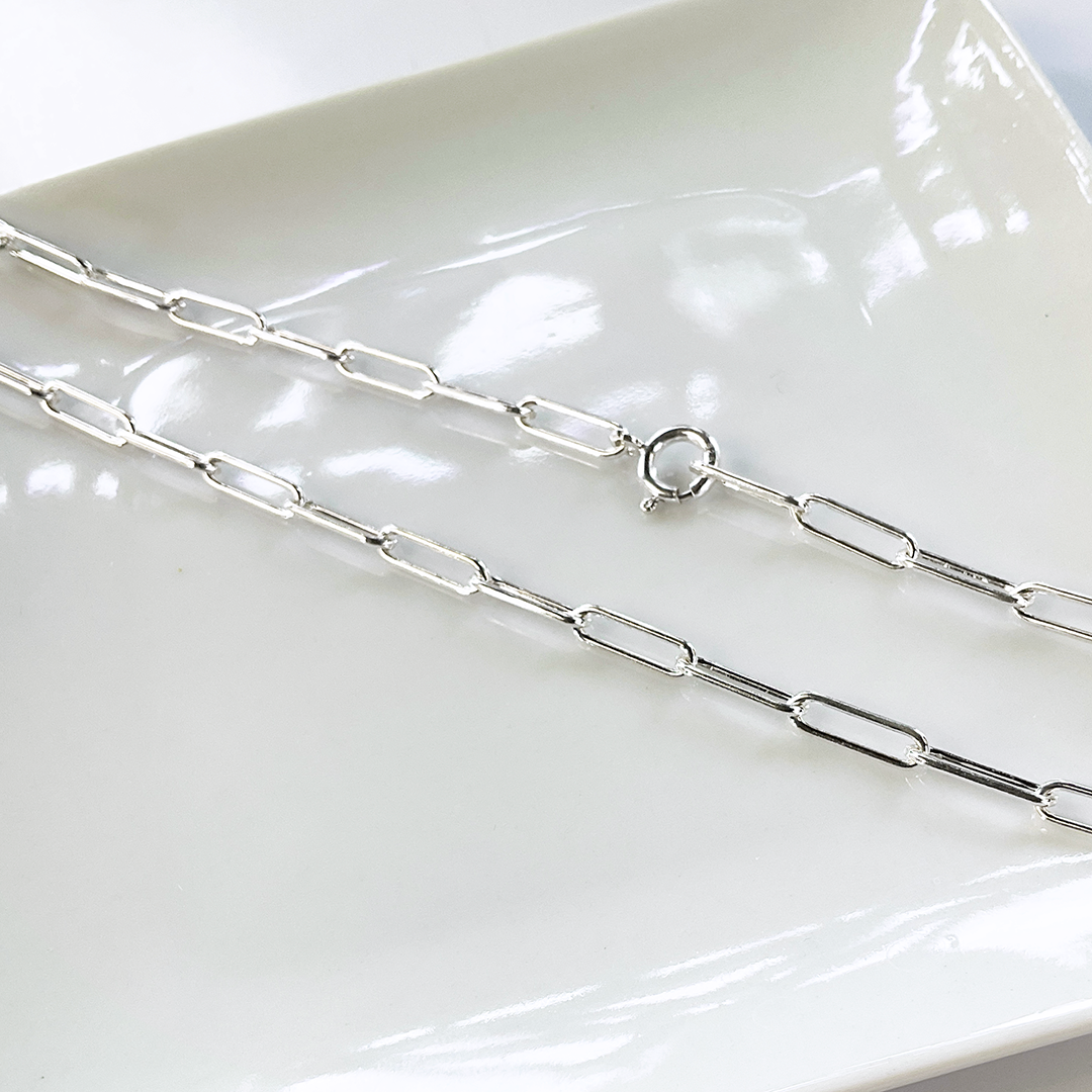 SS Fancy Cable Link Necklace – Elisa Ilana